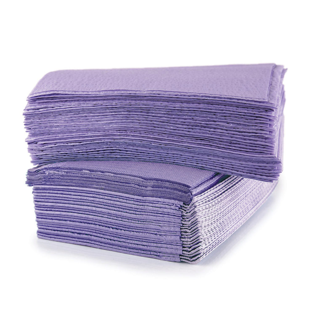 Purple Disposable Lap Cloths - 18" x 13" – Ever After Beauty Supply